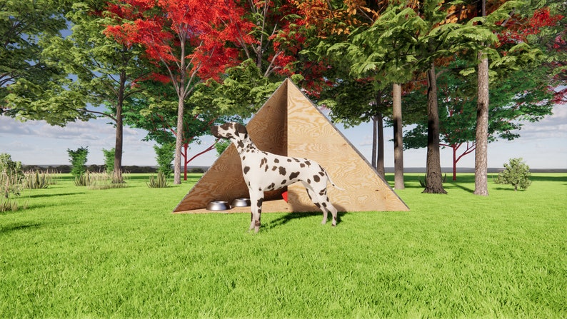 Eco-friendly Modern Dog - Cat House - Digital Download｜architecture - Etsy