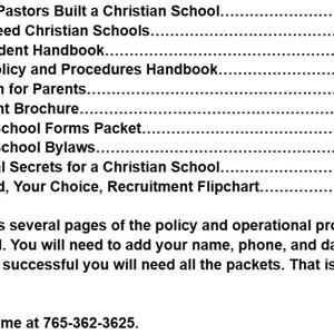 Packet 1: Introduction, the Story of Four Pastors, and How to Promote ...