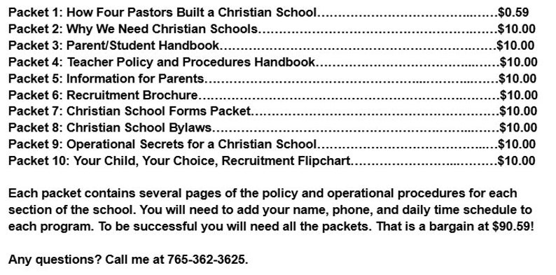 Packet 5: Information for Parents - Etsy