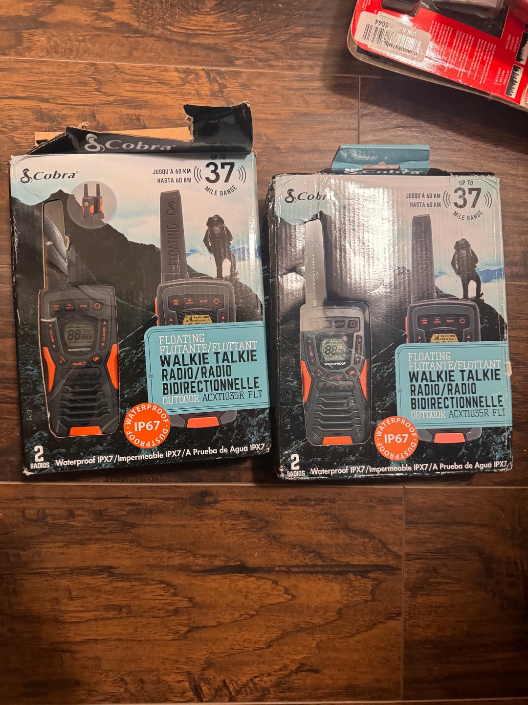 Two Sets Cobra ACXT1035R FLT HD Walkie-talkie Radios - Etsy
