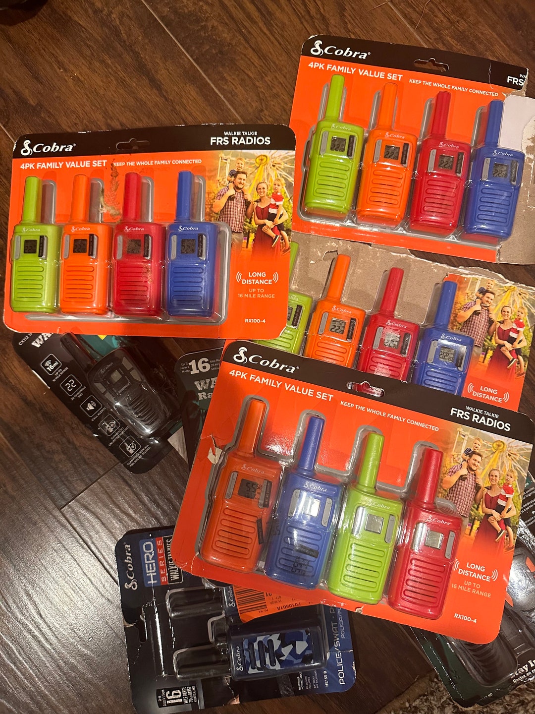 Cobra RX100-4 Two-way Radios Family (4-pack) - Etsy