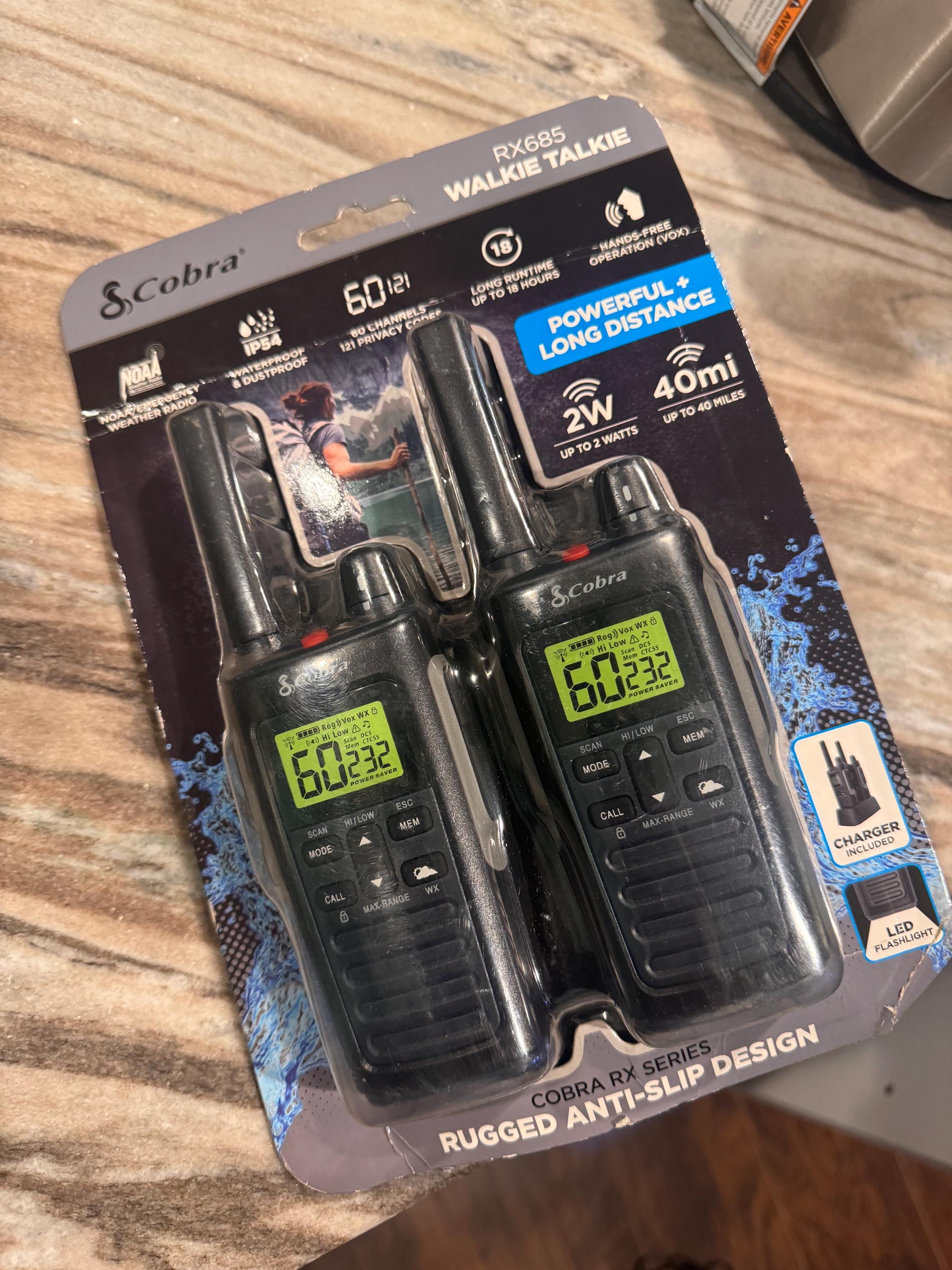 Cobra RX685 Walkie-talkie Radios - Etsy