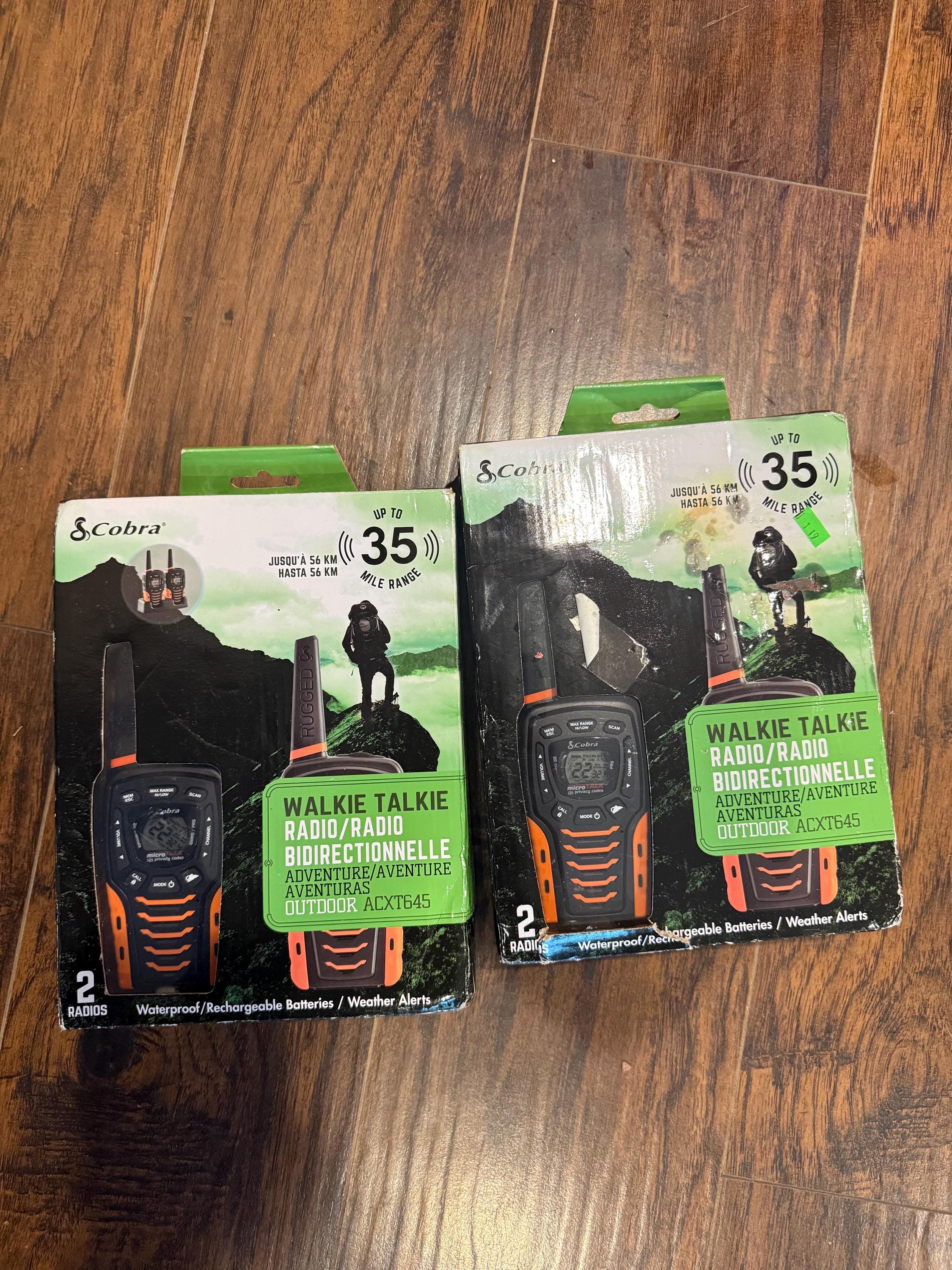 Two Sets Cobra ACXT645 HD Walkie-talkie Radios - Etsy