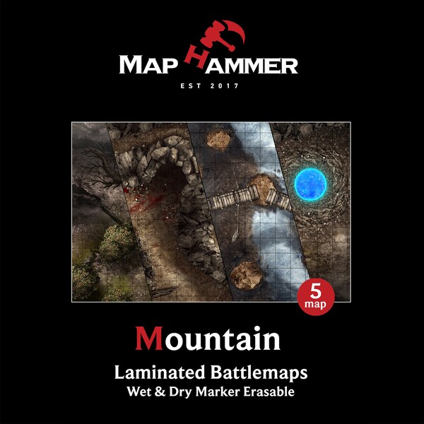 Mountain Battle Map - Etsy