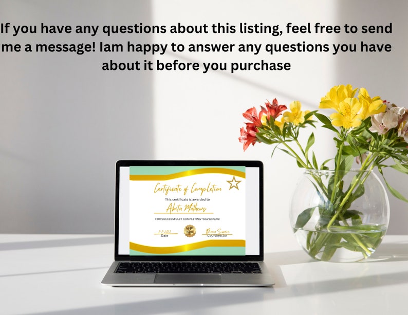 Certificate of Completion Template Printable Beauty Course - Etsy