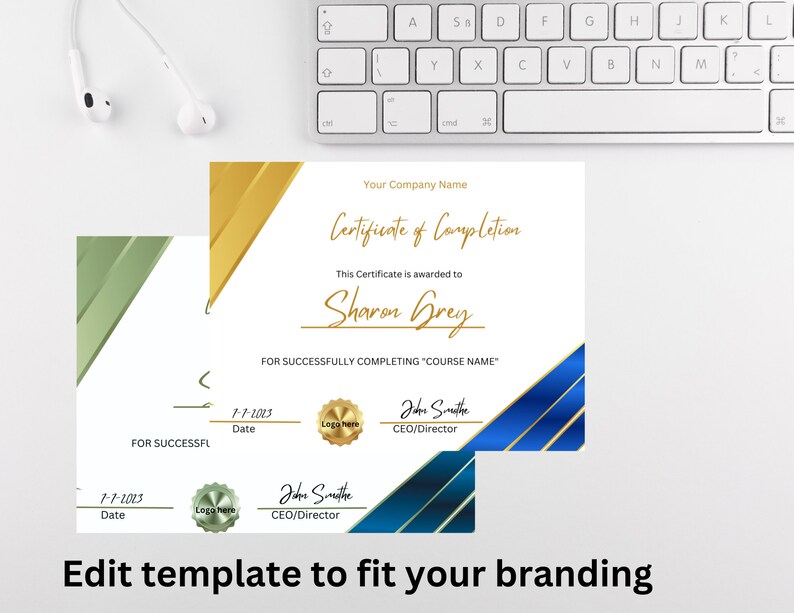 Certificate of Completion Template, Printable Makeup Artist Lashes ...