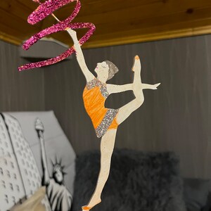 Cake Topper,gymnastics Cake Toppers - Etsy