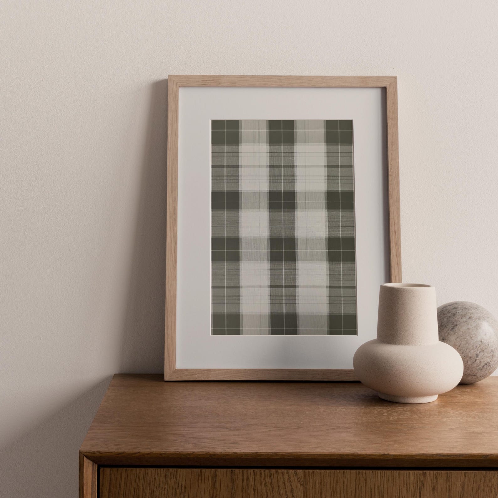 Green Plaid Print | Forest Green Pattern | Vintage Style Nursery Decor ...