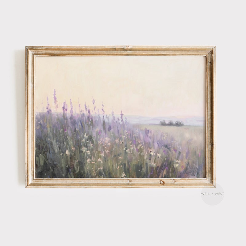 Lavender Print - Etsy