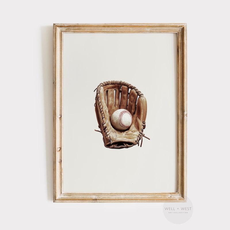 Vintage Baseball Bathroom - Etsy