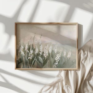 Coquette Wall Art Set of Five | Wildflower Field Vintage Painting ...