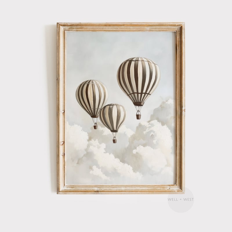 Playroom Hot Air Balloon - Etsy