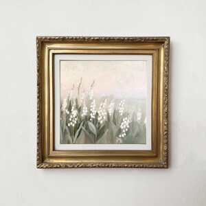 Coquette Wall Art Set of Five | Wildflower Field Vintage Painting ...