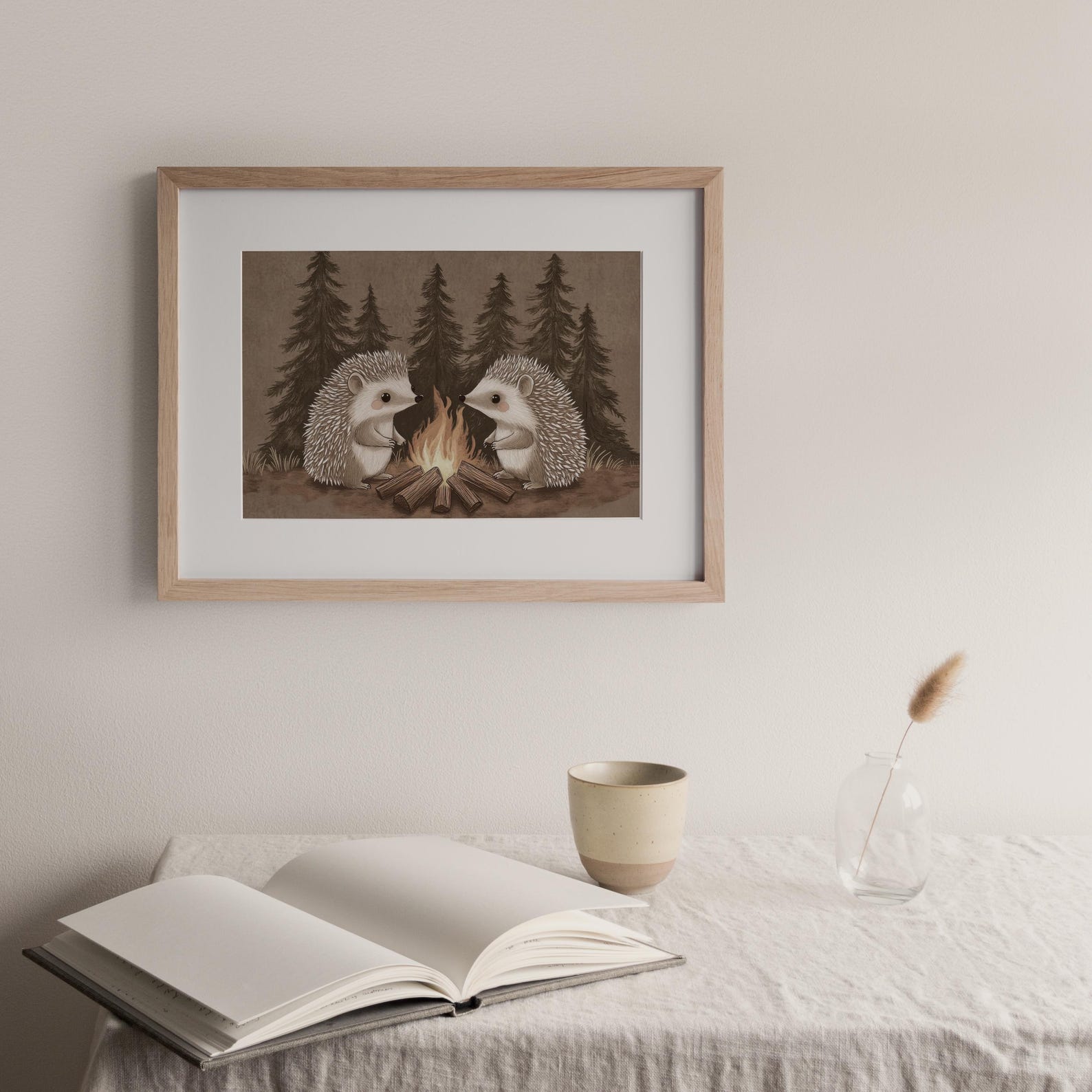 Woodland Nursery Set of Ten Prints: Wilderness Gallery Wall Art Sage ...