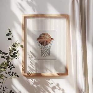 Set of Four Sports Ball Prints | Vintage Style Illustration | Baseball ...