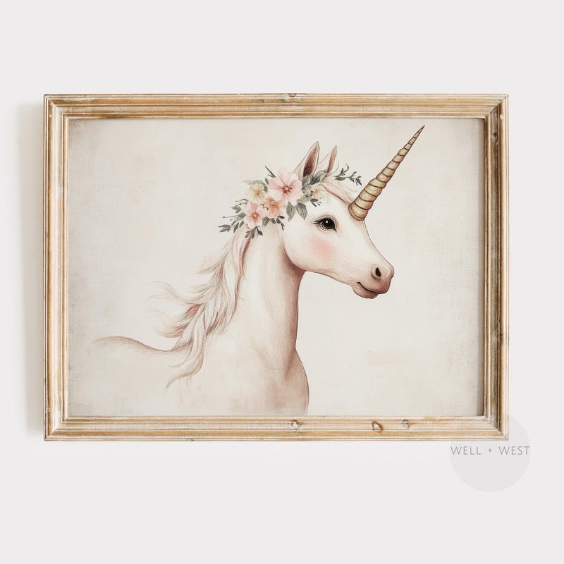 Unicorn Poster - Etsy