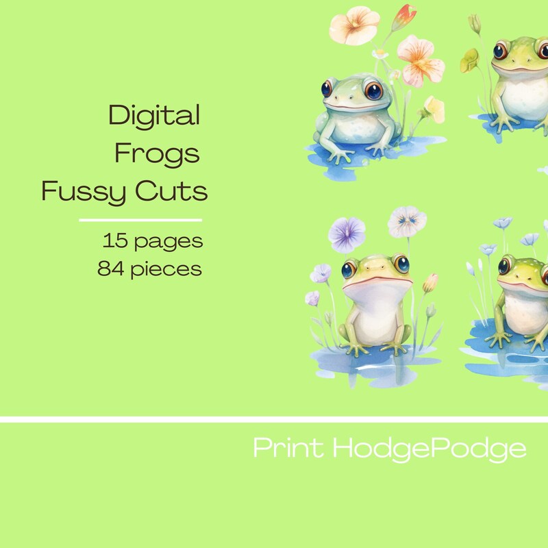 Frog Cut Outs - Etsy