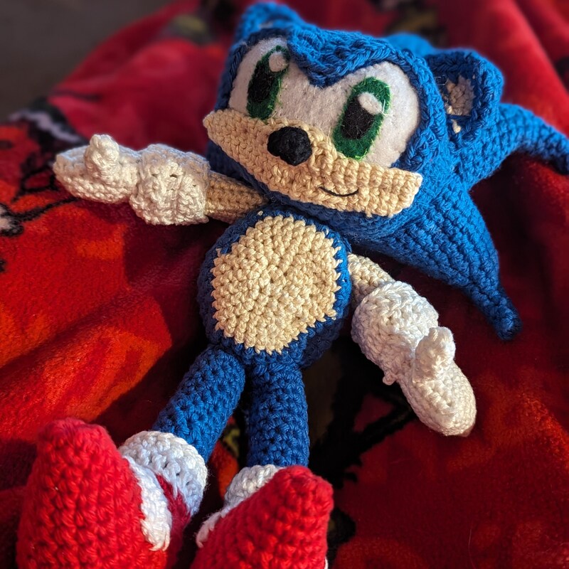 Custom Sonic Plush - Etsy