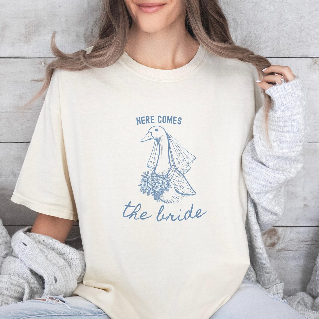 Silly Goose Getting Ready Bridal Party Shirts, Goose Bride, Funny Goose ...