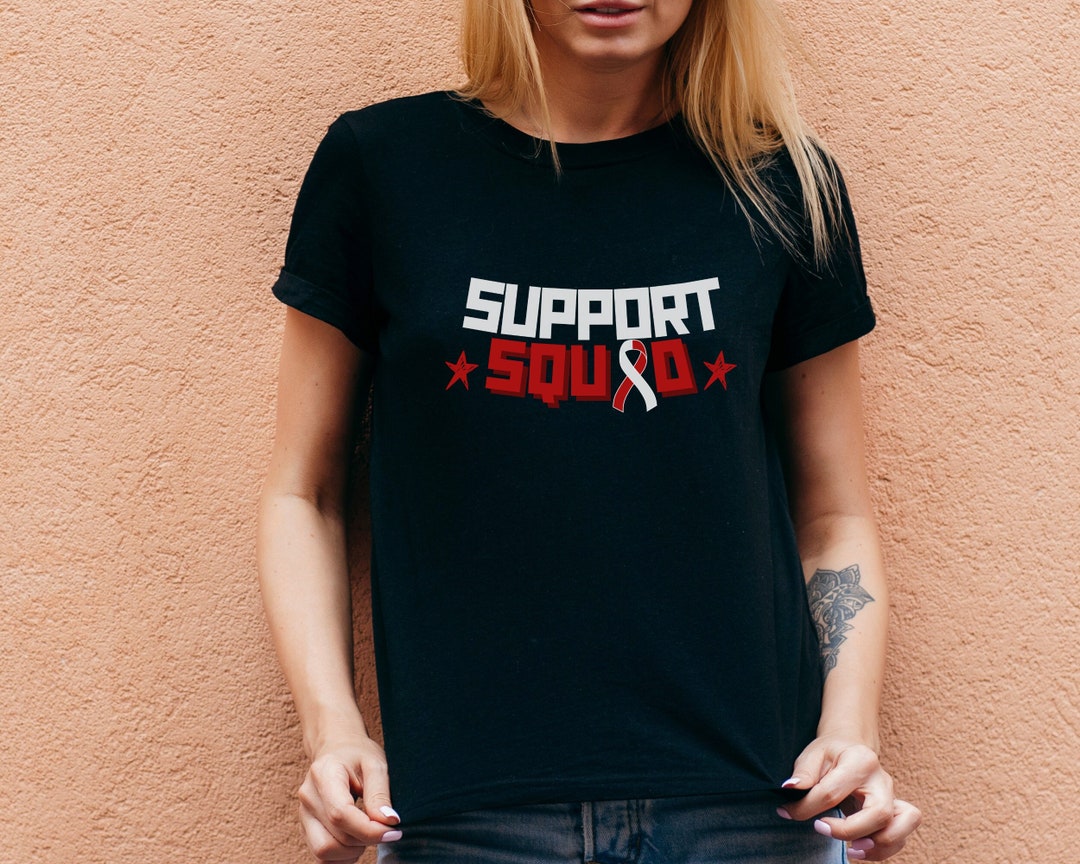Support Squad Shirt, Head and Neck Cancer Awareness Shirt, Support Team ...