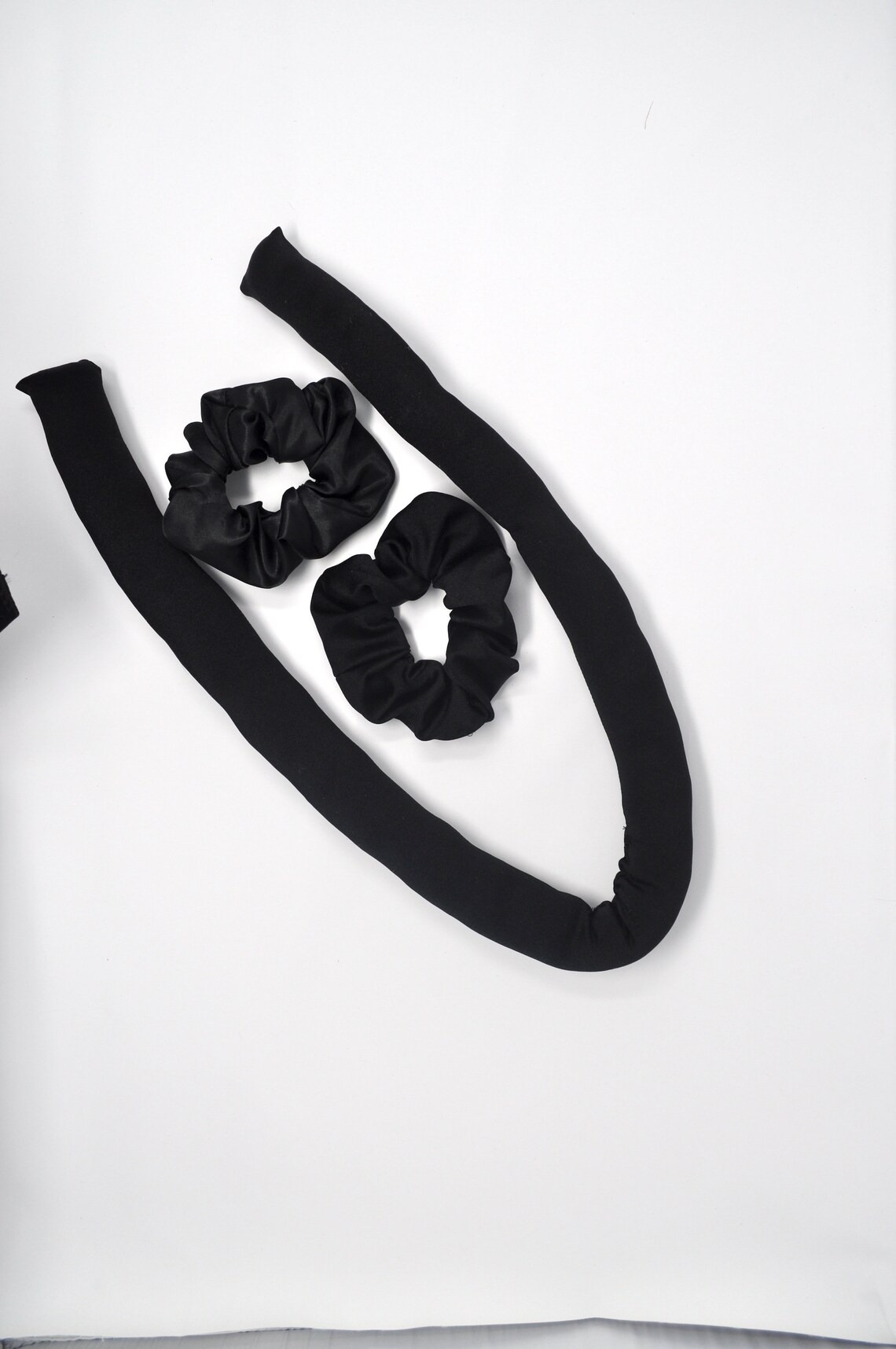 Heatless Curling Ribbon Usa-made Silk in Elegant Black for - Etsy