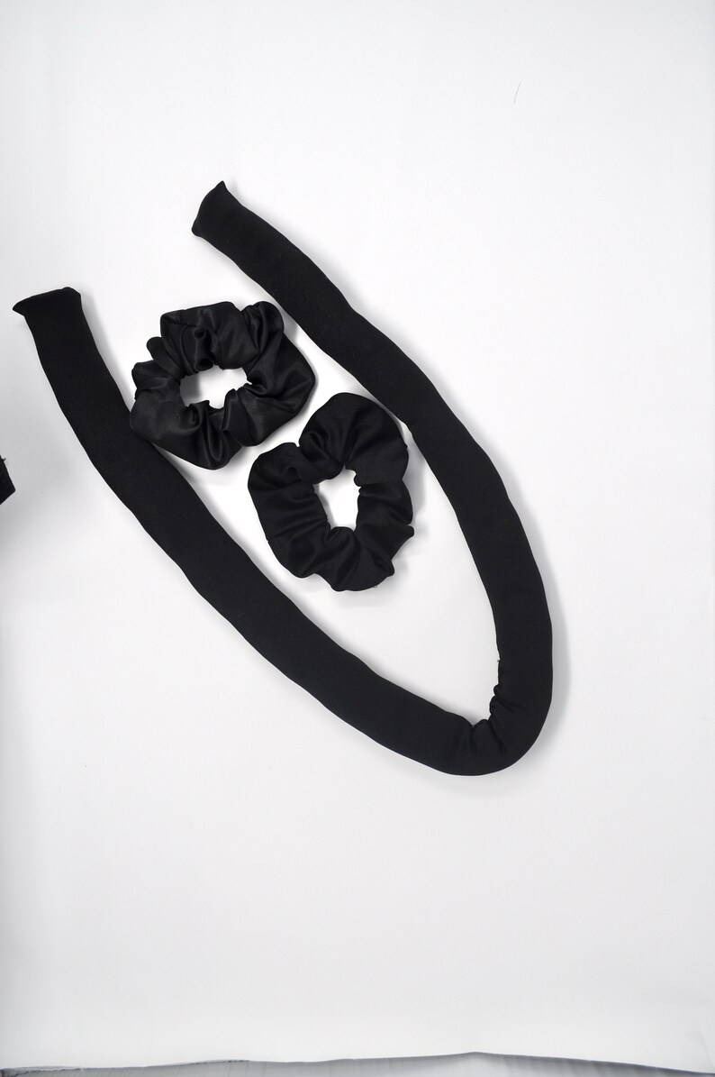 Heatless Curling Ribbon Usa-made Silk in Elegant Black for - Etsy