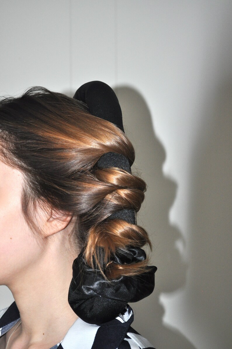 Heatless Curling Ribbon Usa-made Silk in Elegant Black for - Etsy