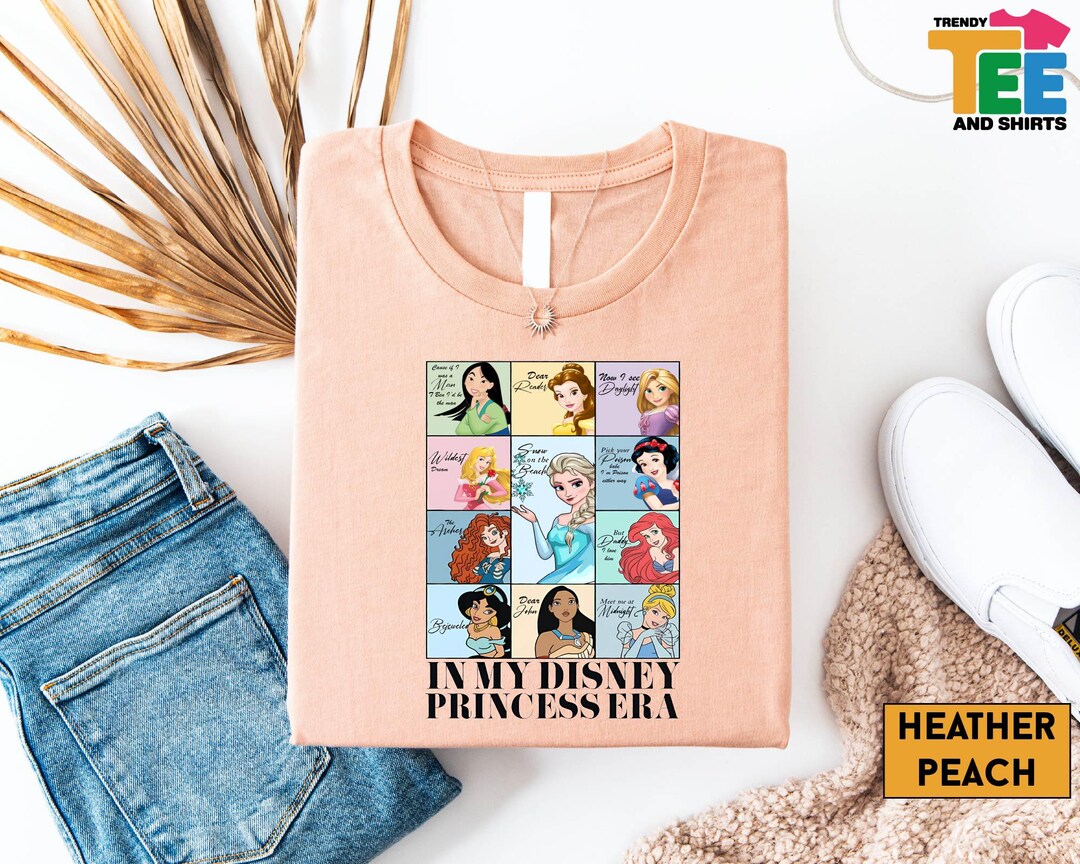 In My Disney Princess Era Shirt, Princess Squad Matching Tee, Girls ...