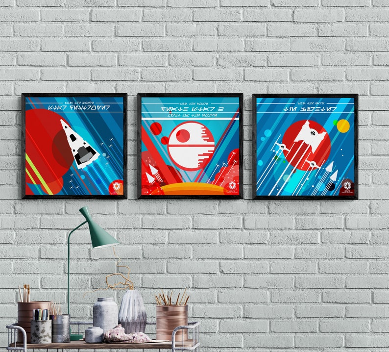 Star Wars Retro Imperial Propaganda Posters - Etsy