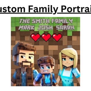 Minecraft Custom Character Digital Download Turn Yourself Into - Etsy
