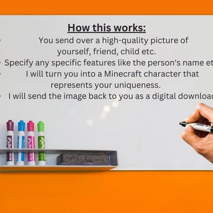 Minecraft Custom Character Digital Download Turn Yourself Into an ...