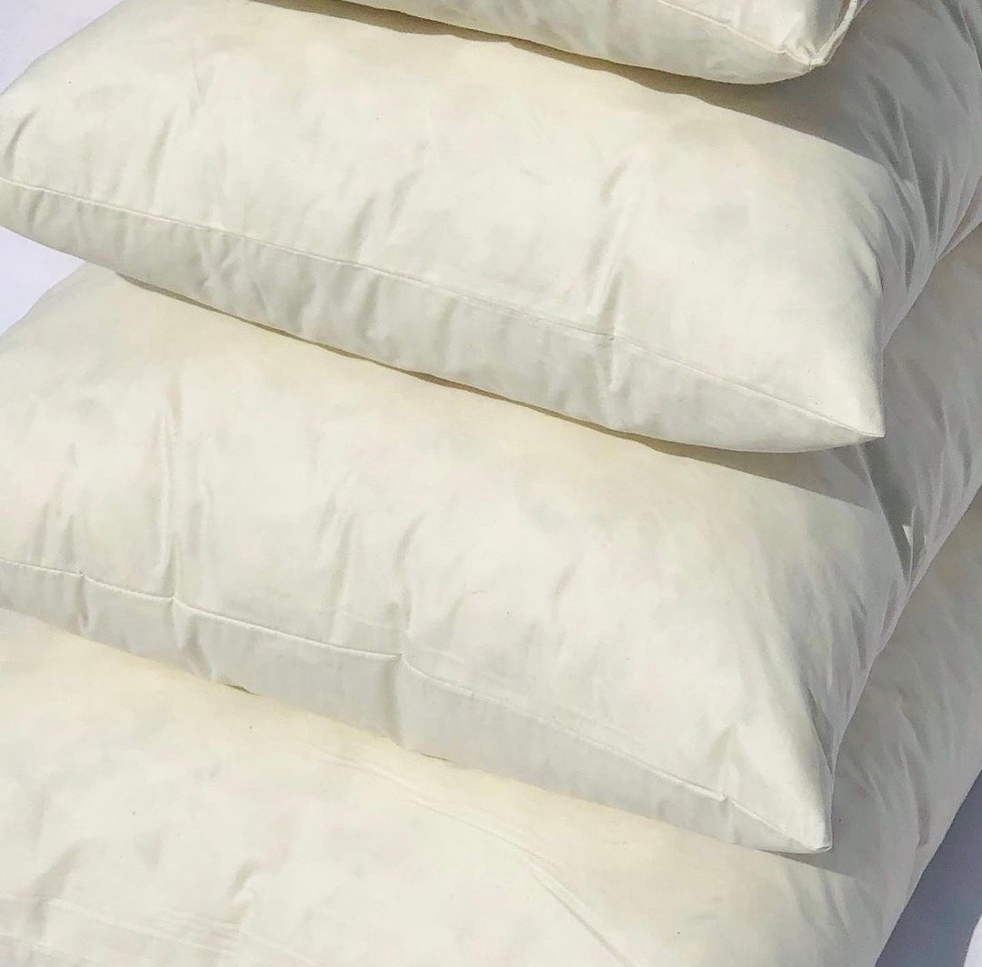 Luxury Chop 100% Duck Feather Cushion Pad Premium Quality Plump Cushion ...