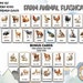Farm Animals Editable Toy Flashcards, Education Learning Material ...