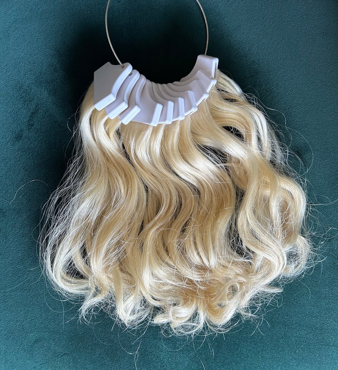 Human Hair Testing Swatches, Selected Gray Hair, All Natural Remy Hair ...