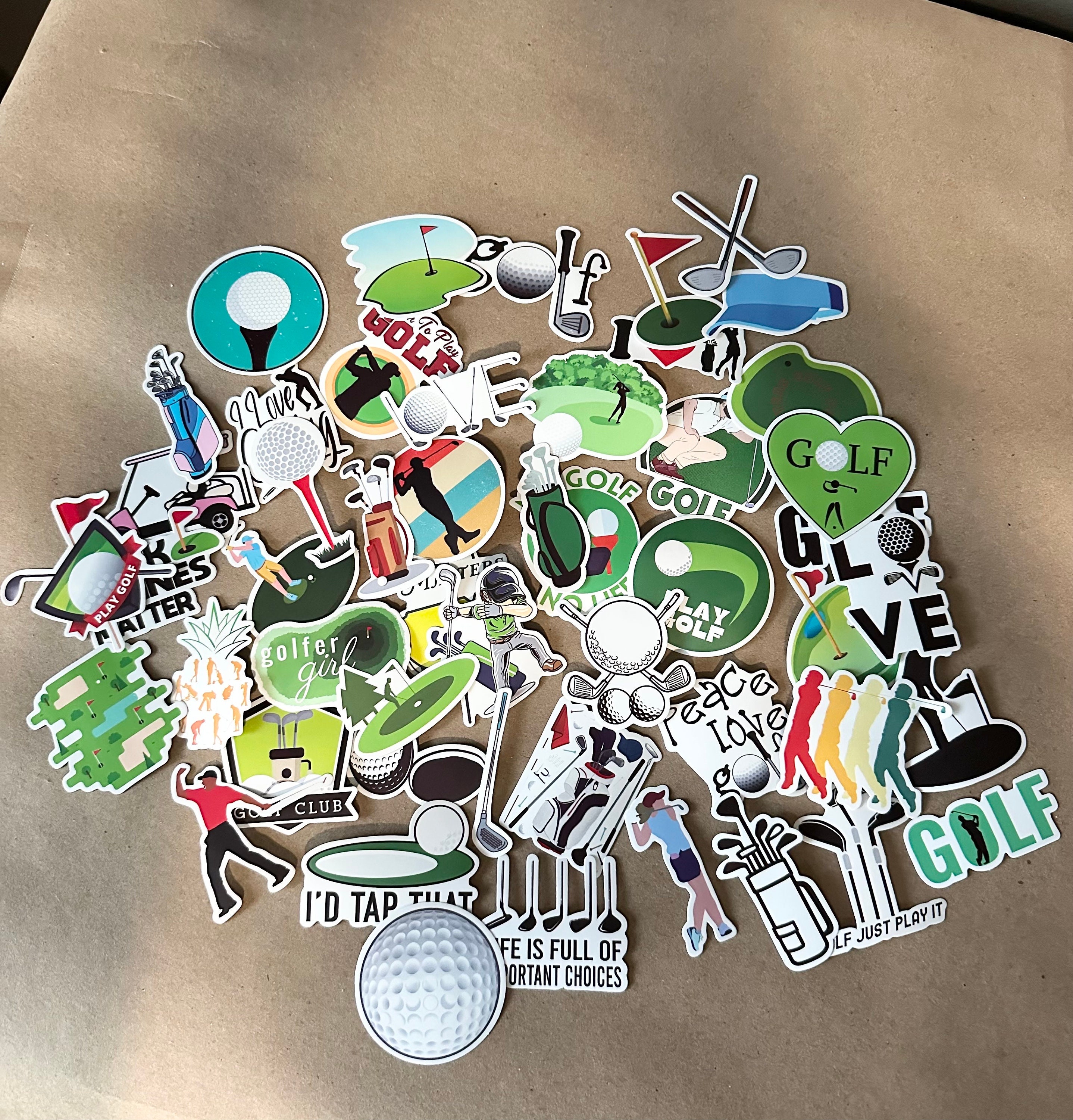 Golf Stickers - Etsy