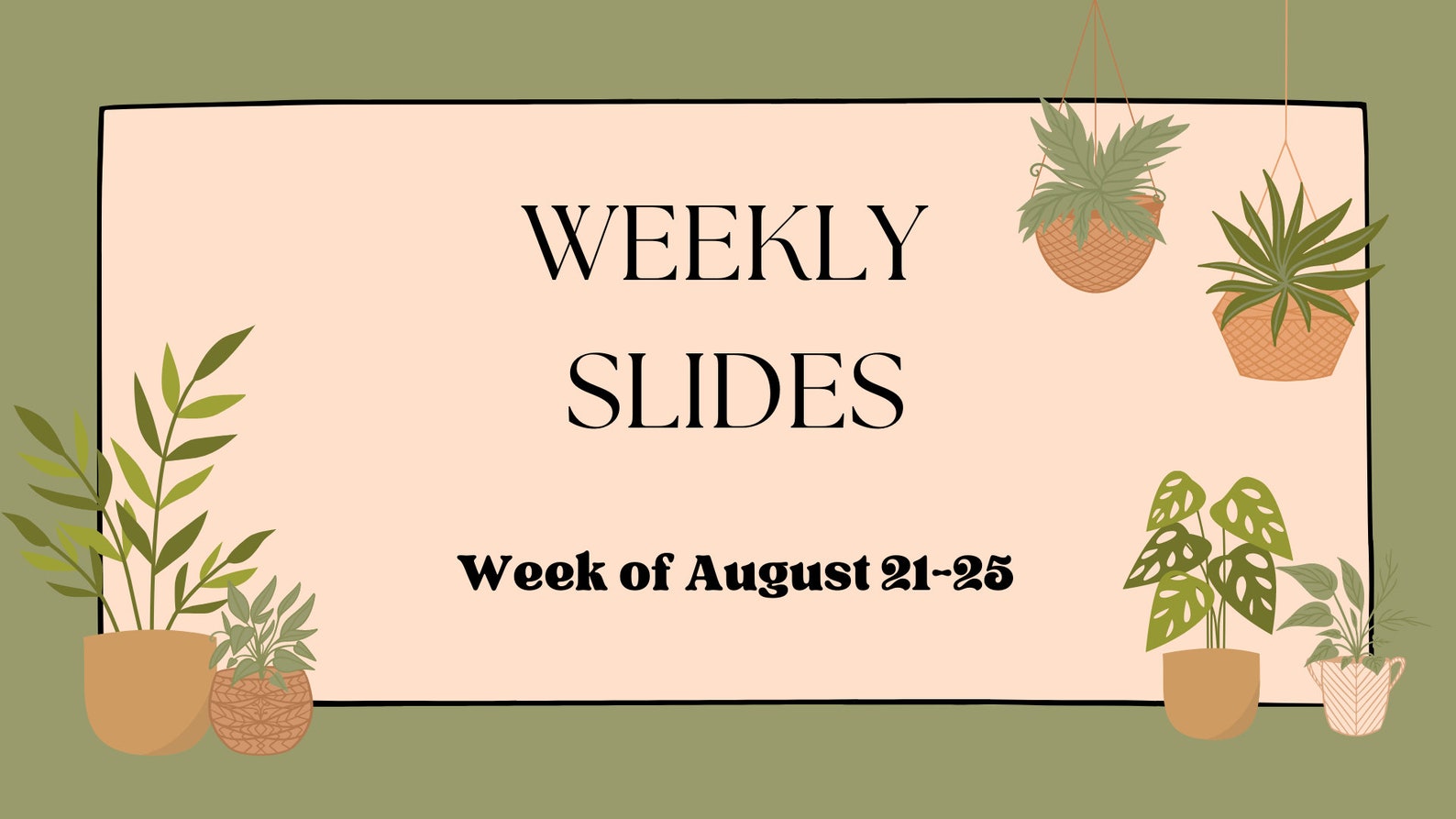 Editable Weekly Lesson Slides L Weekly Agenda L Boho Classroom - Etsy