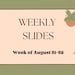 Editable Weekly Lesson Slides L Weekly Agenda L Boho Classroom - Etsy
