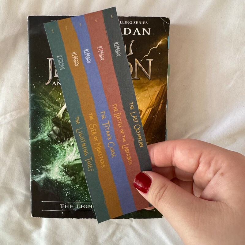 Percy Jackson Bookmark - Etsy