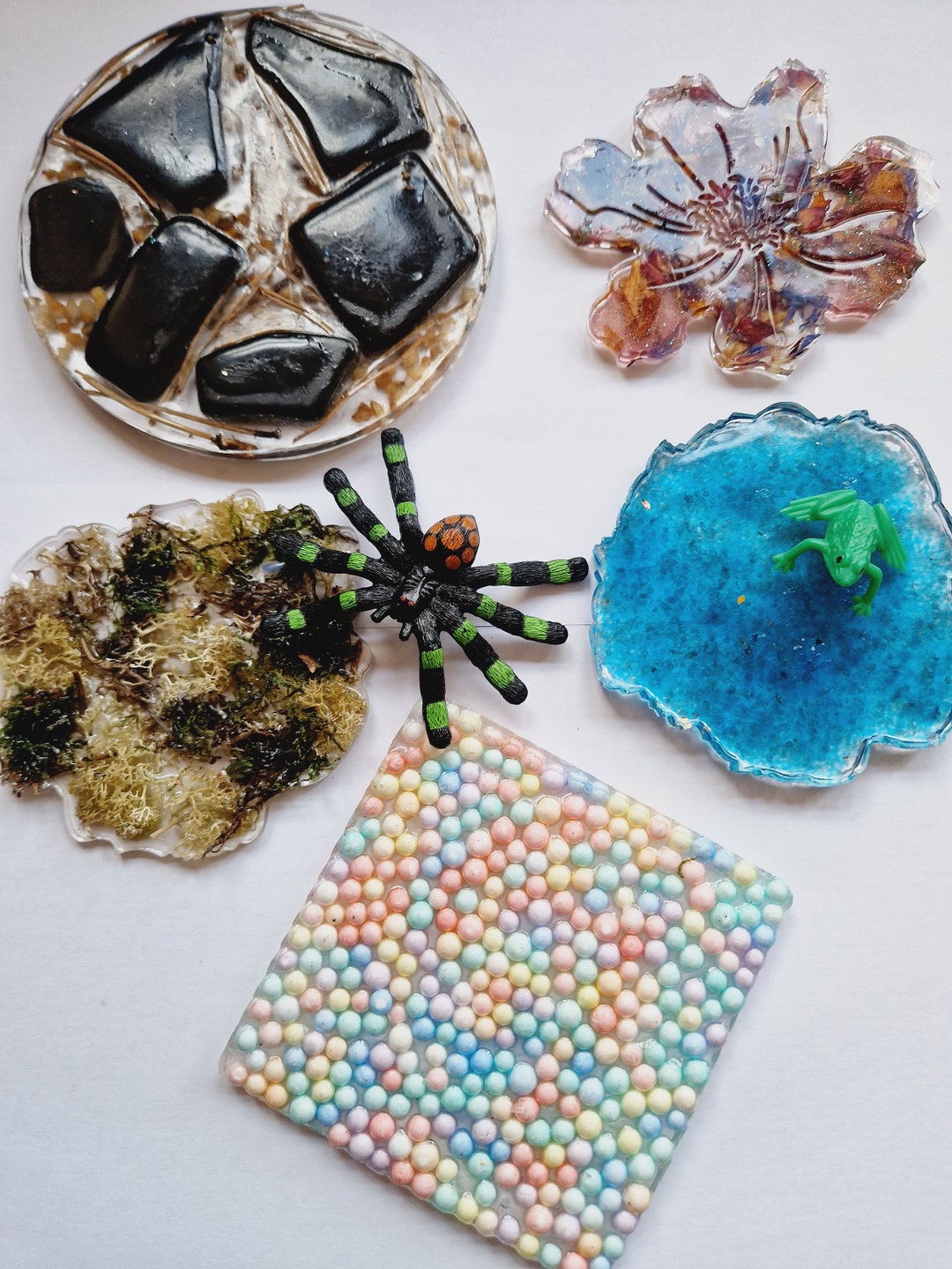Tactile Resin Sensory Tiles - Etsy
