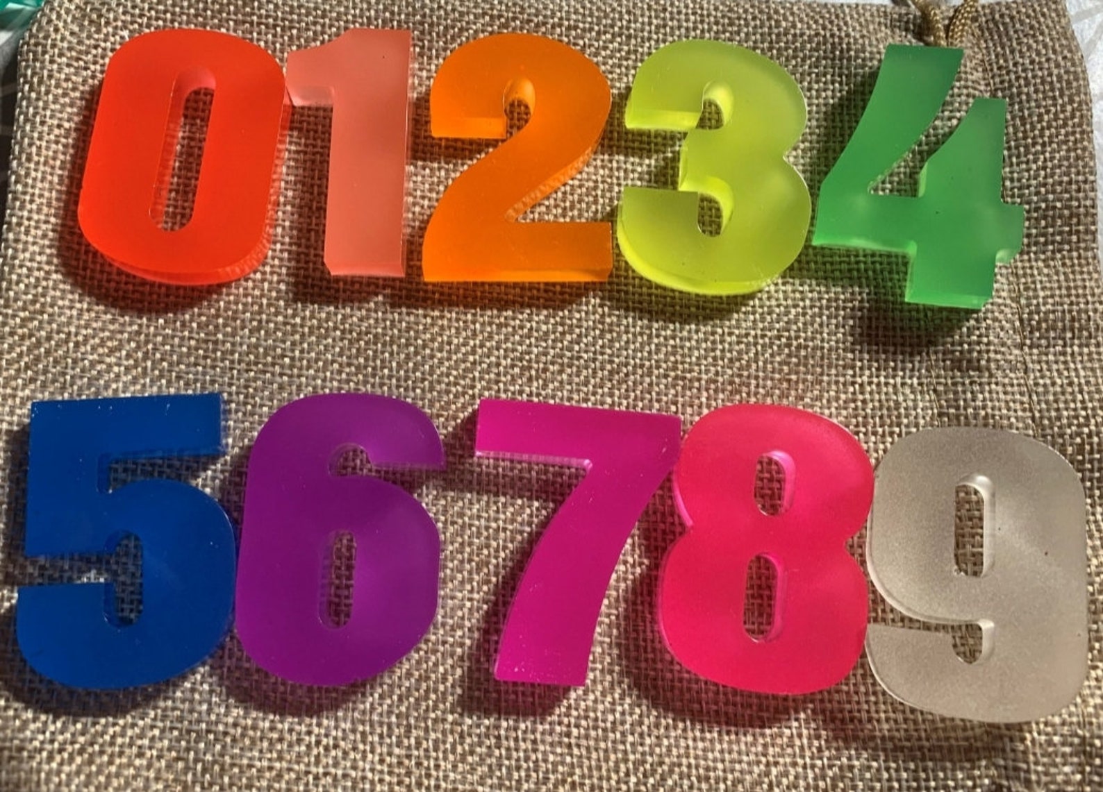 Glow in the Dark Numbers - Etsy