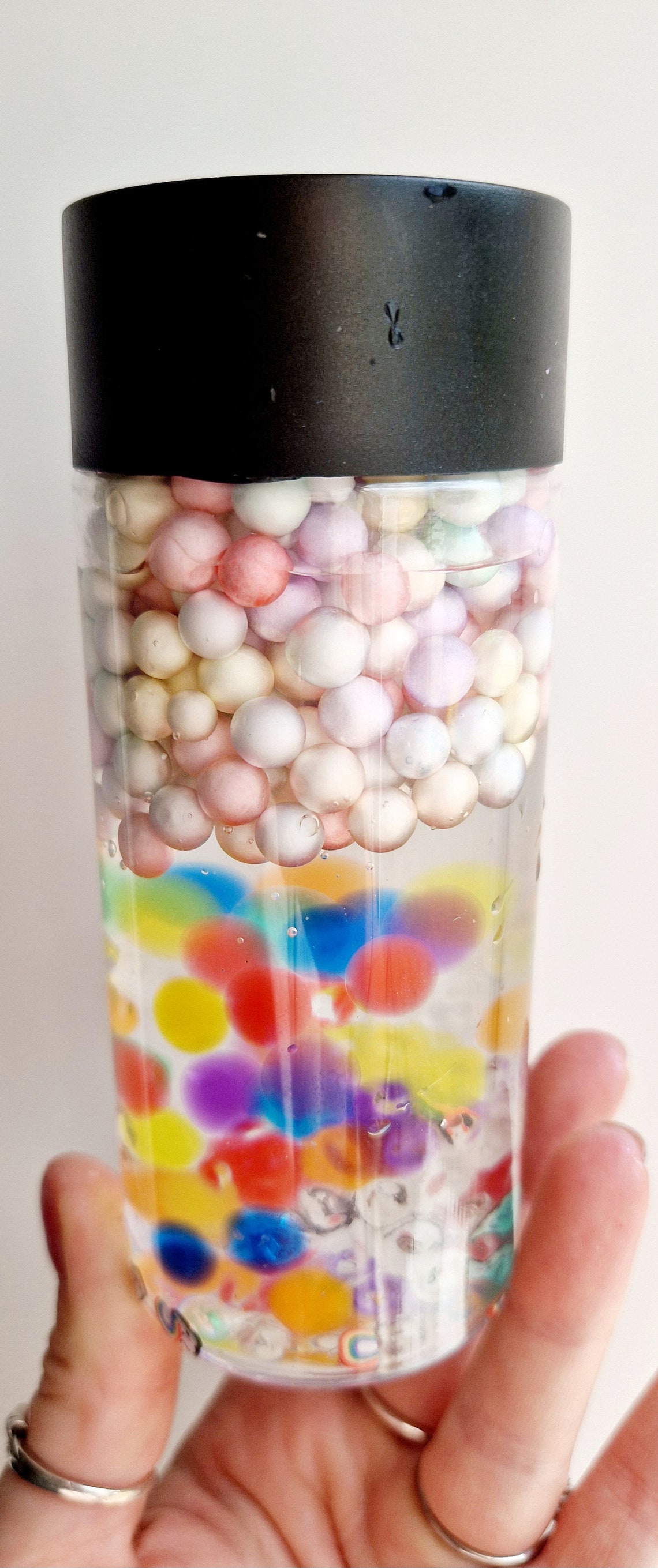 Rainbow/spring Sensory Bottles - Etsy