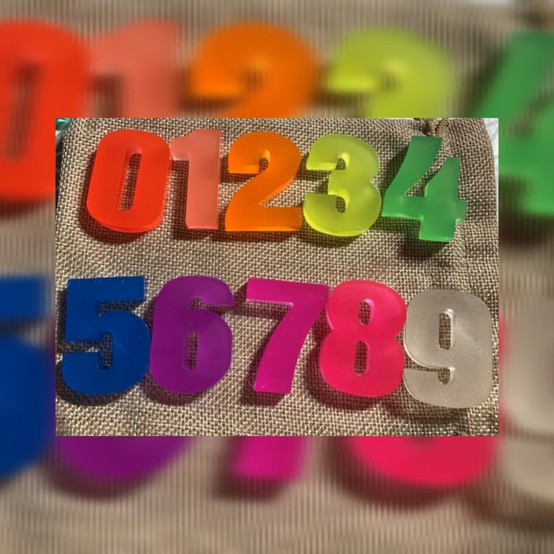 Glow in the Dark Numbers - Etsy