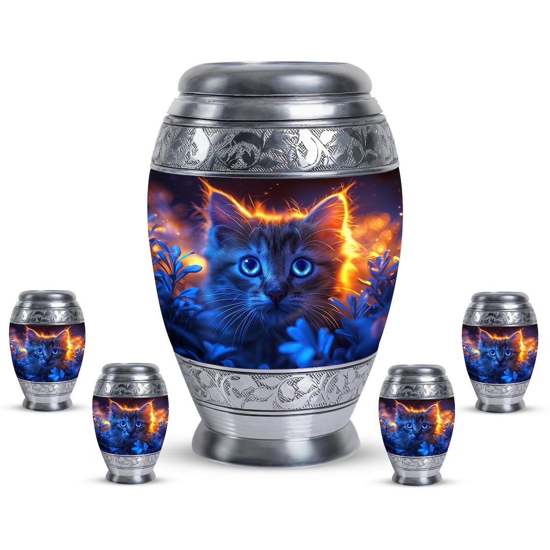 Cat Cremation Urn for Human Ashes Pet Urn Cat Animal Urn Feline Ashes ...