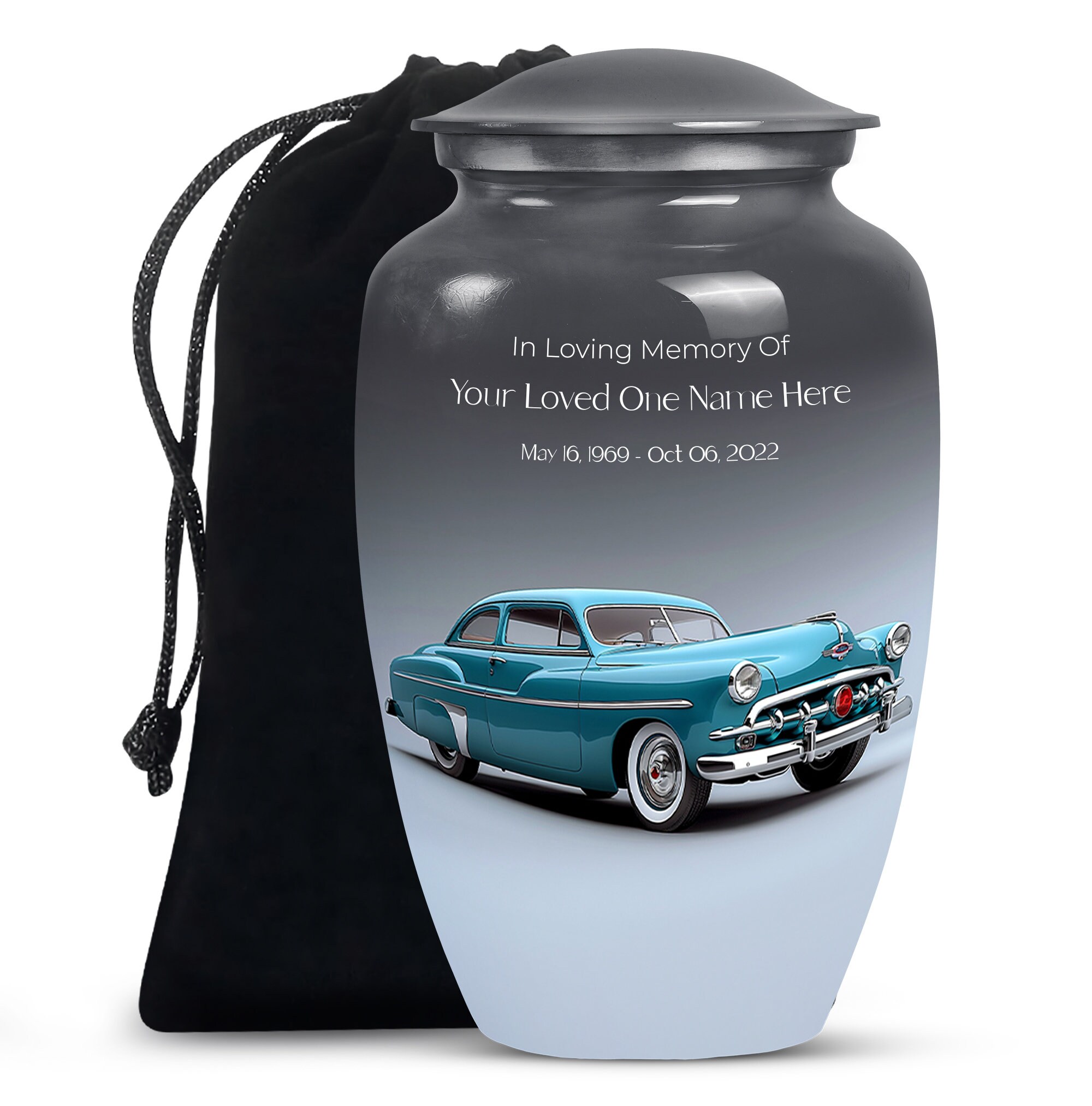 Car Memorial Urn Keepsake Urn for Human Ashes Modern Urn Decorative Urn ...