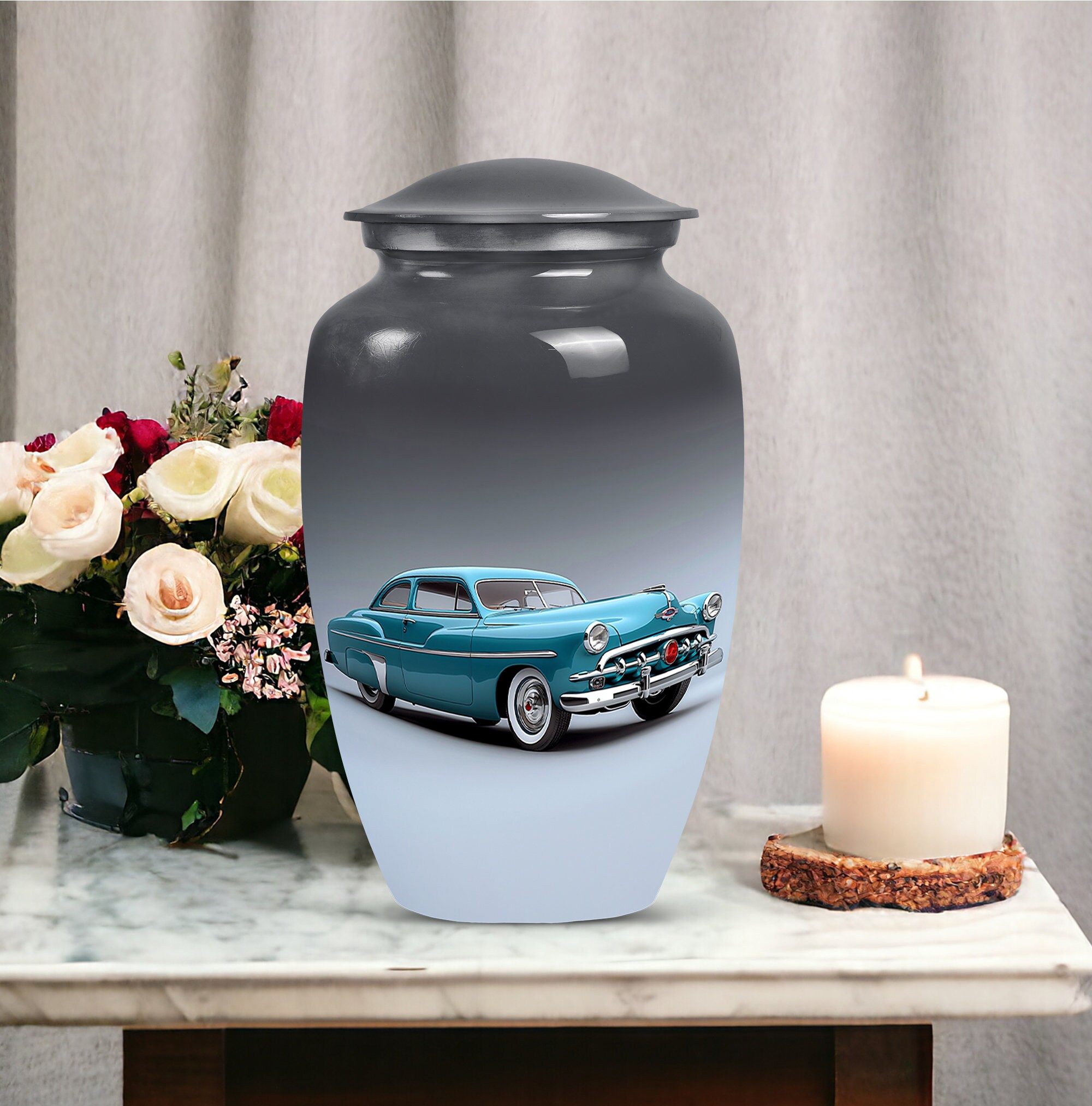 Car Memorial Urn Keepsake Urn for Human Ashes Modern Urn Decorative Urn ...