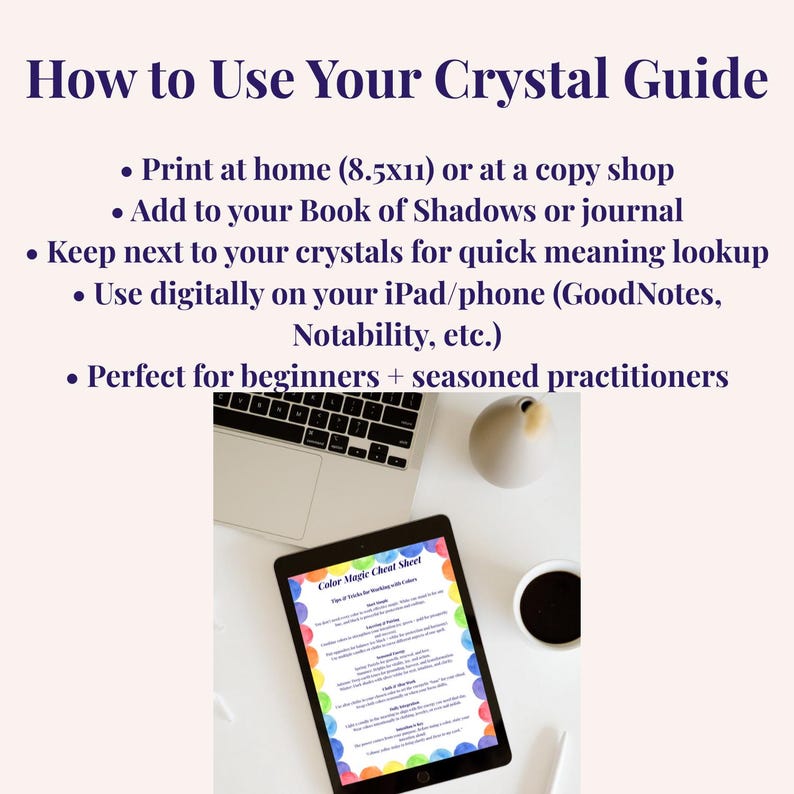 Color Magic Cheat Sheet • Witchcraft Correspondences Guide (PDF) - Etsy