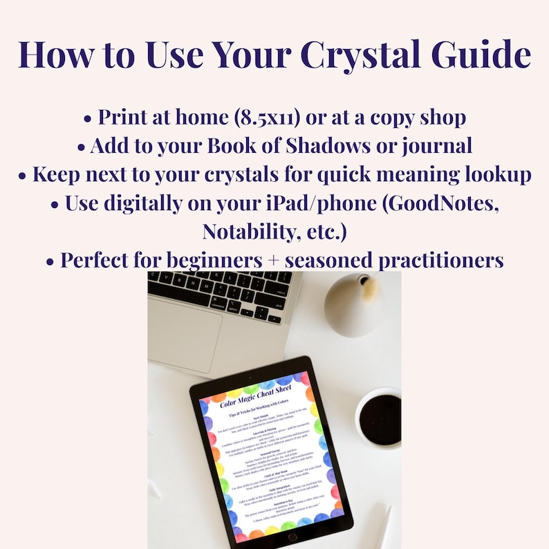 Color Magic Cheat Sheet Printable – 3-page Witchcraft Correspondences ...