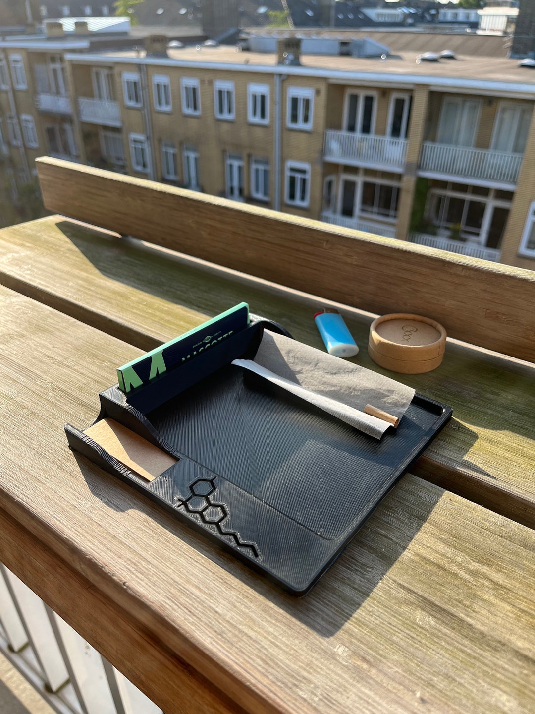 Rolling Tray STL Engraved THC Molecule Easy Joint - Etsy