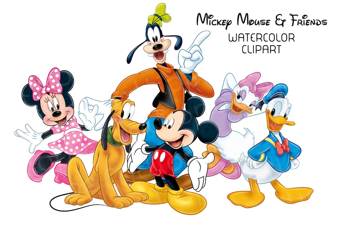 Minnie Mouse, Mickey Mouse, Donald Duck, Goofy, Daisy Duck, Pluto ...
