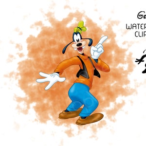 Goofy, PNG and Outline, Mickey Mouse Friend, Cute Goofy, Mickey Mouse ...